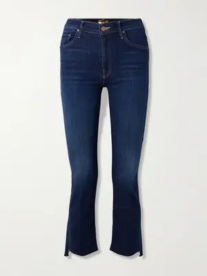 Fray Hem Bootcut Jeans