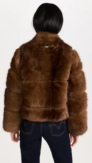 Apparis Sai Short Coat - Mink