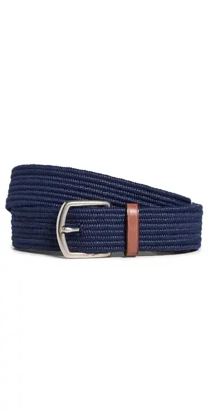 Rlx Ralph Lauren Braided Belt - Newport Navy