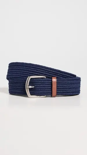 Rlx Ralph Lauren Braided Belt - Newport Navy