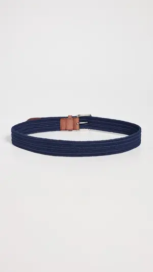 Rlx Ralph Lauren Braided Belt - Newport Navy