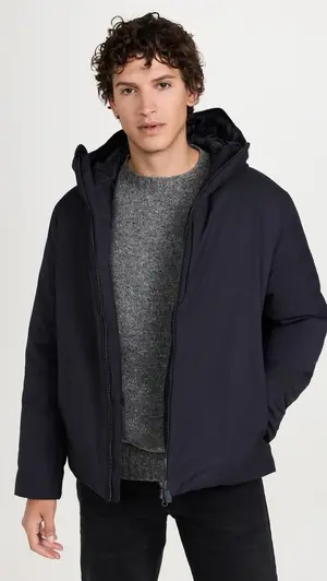 SAVE THE DUCK Barnaby Hooded Jacket - Blue Black