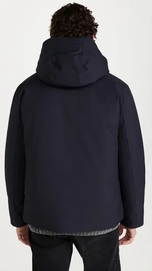 SAVE THE DUCK Barnaby Hooded Jacket - Blue Black