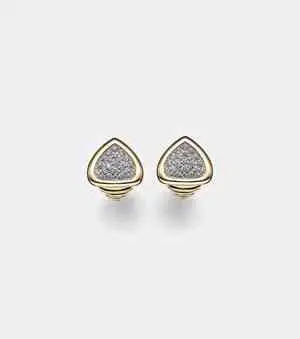 Marina B Trisola 18kt Yellow Diamond Earrings - Gold