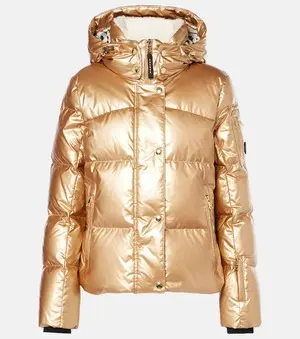 Bogner Hella Metallic Down Ski Jacket - Gold