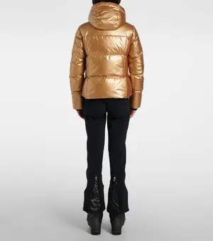 Bogner Hella Metallic Down Ski Jacket - Gold