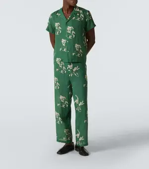 BODE Football Linen Pajama Pants