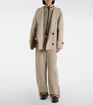 Brunello Cucinelli Wool-cashmere Double-breasted Jacket