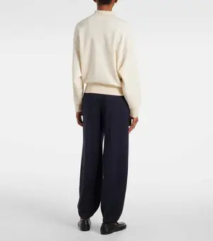 Loro Piana Cocooning Cashmere Polo Sweater