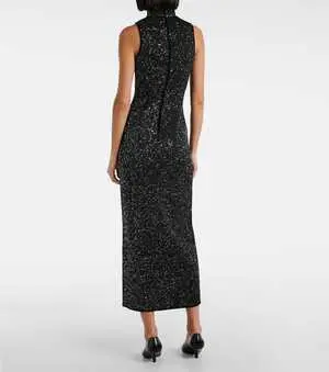 Max Mara Berlina Sequined Maxi Dress