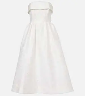 Rebecca Vallance Bridal Esther Brocade Bustier Dress