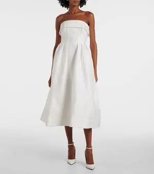 Rebecca Vallance Bridal Esther Brocade Bustier Dress