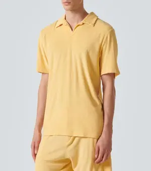 Frescobol Carioca Faustino Cotton Terry Polo Shirt