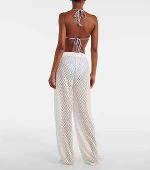 Melissa Odabash Adi High-rise Palazzo Pants