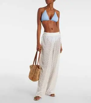 Melissa Odabash Adi High-rise Palazzo Pants