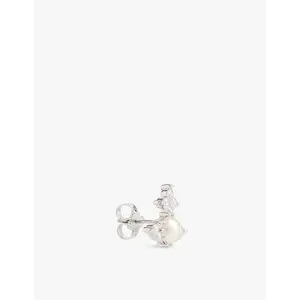 VIVIENNE WESTWOOD Feodora Stud Earrings - Platinum