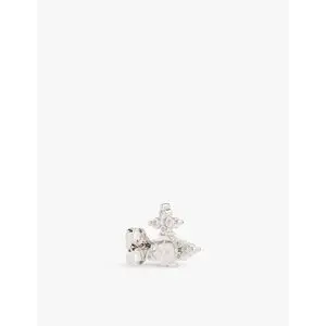 VIVIENNE WESTWOOD Feodora Stud Earrings - Platinum