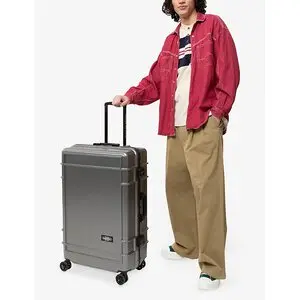 EASTPAK E Resist'r Large Suitcase 78cm - Brushed Metal