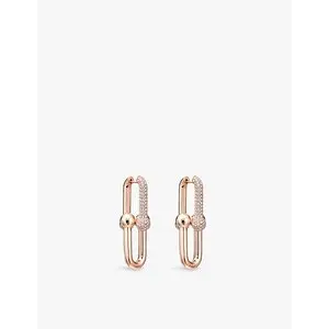 Tiffany & Co. Hardwear 18ct Rose-gold And 1.18ct Diamond Link Earrings