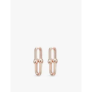Tiffany & Co. Hardwear 18ct Rose-gold And 1.18ct Diamond Link Earrings