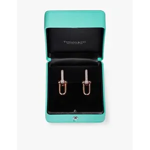 Tiffany & Co. Hardwear 18ct Rose-gold And 1.18ct Diamond Link Earrings
