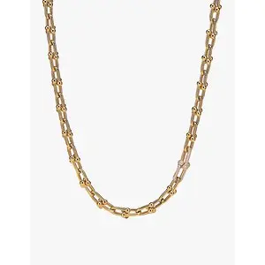 Tiffany & Co. Hardwear Diamond Link Necklace - Yellow Gold