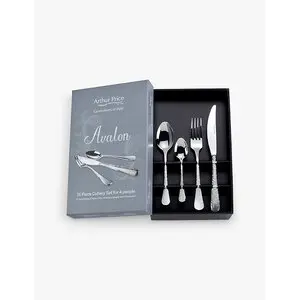 ARTHUR PRICE Avalon 16-piece Stainless-steel Cutlery Set - Stainless Steel
