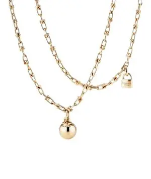 TIFFANY & CO. Tiffany & Co. HardWear 18K Yellow Gold Wrap Necklace