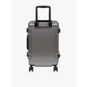 EASTPAK E Resist'r Cabin Small Hard-shell Suitcase - Brushed Metal