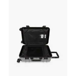 EASTPAK E Resist'r Cabin Small Hard-shell Suitcase - Brushed Metal