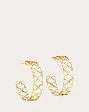 L. KLEIN Giulia 18k Hoop Earrings - Yellow Gold