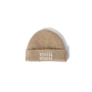 Miu Miu Mohair Beanie - Natural