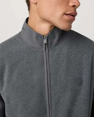 Vuori Aspen Full-zip Jacket - Heather Grey