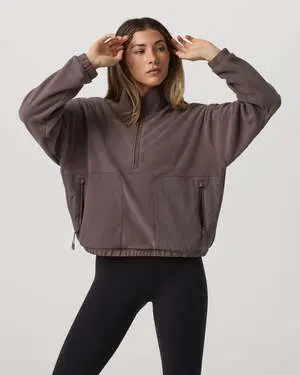 Vuori Aspen Half Zip Jacket - Huckleberry | Editorialist