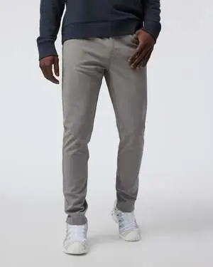 Vuori Meta™ Twill Athletic Slim Pants - Shiitake
