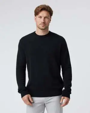 Vuori Berik Cashmere Crewneck Sweater - Black