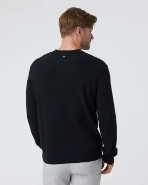 Vuori Berik Cashmere Crewneck Sweater - Black