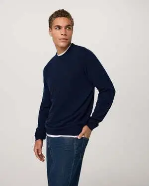 Vuori Berik Cashmere Crewneck Sweater - Ink