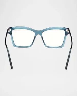 TOM FORD Square Blue-light Glasses - Bluo