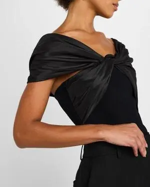 Simkhai Celiana Off-the-shoulder Top - Black