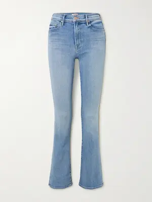MOTHER The Outsider Sneak Mid-rise Flared Jeans