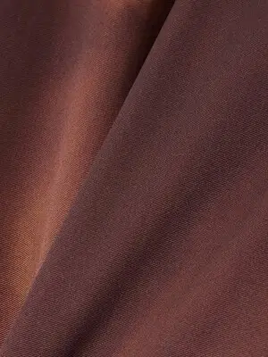 DIMA AYAD Tie-dye Satin-twill Wide-leg Trousers - Brown