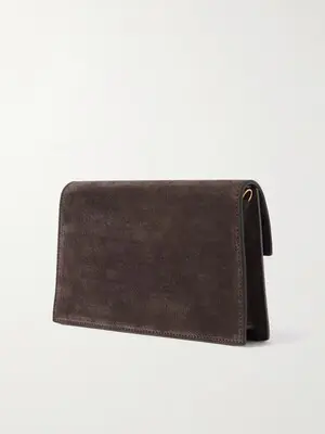 METIER Parallel 22 Small Suede Shoulder Bag - Brown