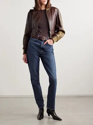 AGOLDE High Rise Stovepipe Organic Jeans