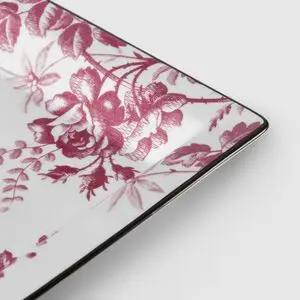 Gucci Herbarium Print Large Trinket Tray - Red