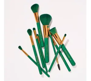 SPECTRUM Malachite 10 Piece Makeup Brush Set