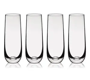 TRUE BRANDS Stemless Champagne Flute Set Of 4 - One-color