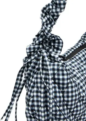 DAMSON MADDER Gingham Shoulder Bag