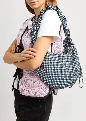DAMSON MADDER Gingham Shoulder Bag