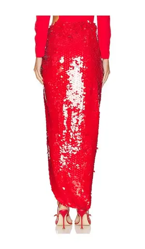 Remain Birger Christensen Asymmetric Sequin Skirt